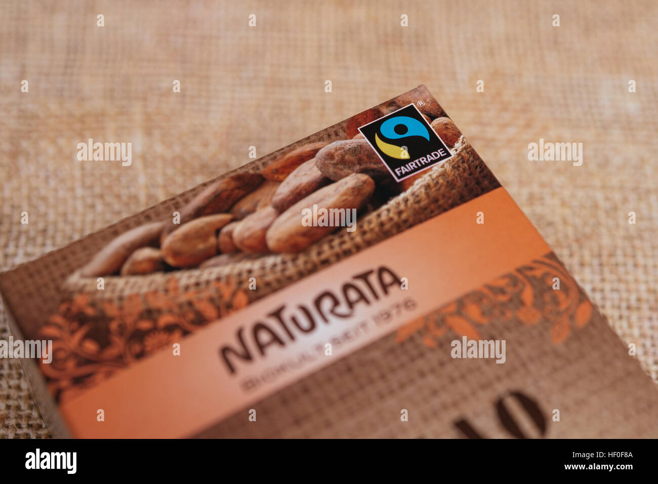 Fairtrade cocoa symbol hi-res stock photography and images - Alamy
