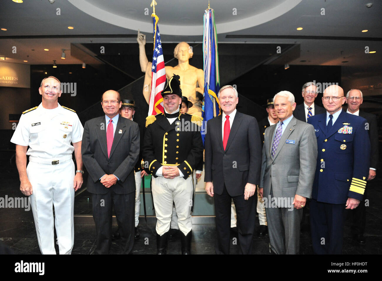 WASHINGTON, DC- Coast Guard Commandant Adm Bob Papp, Secretary of the ...