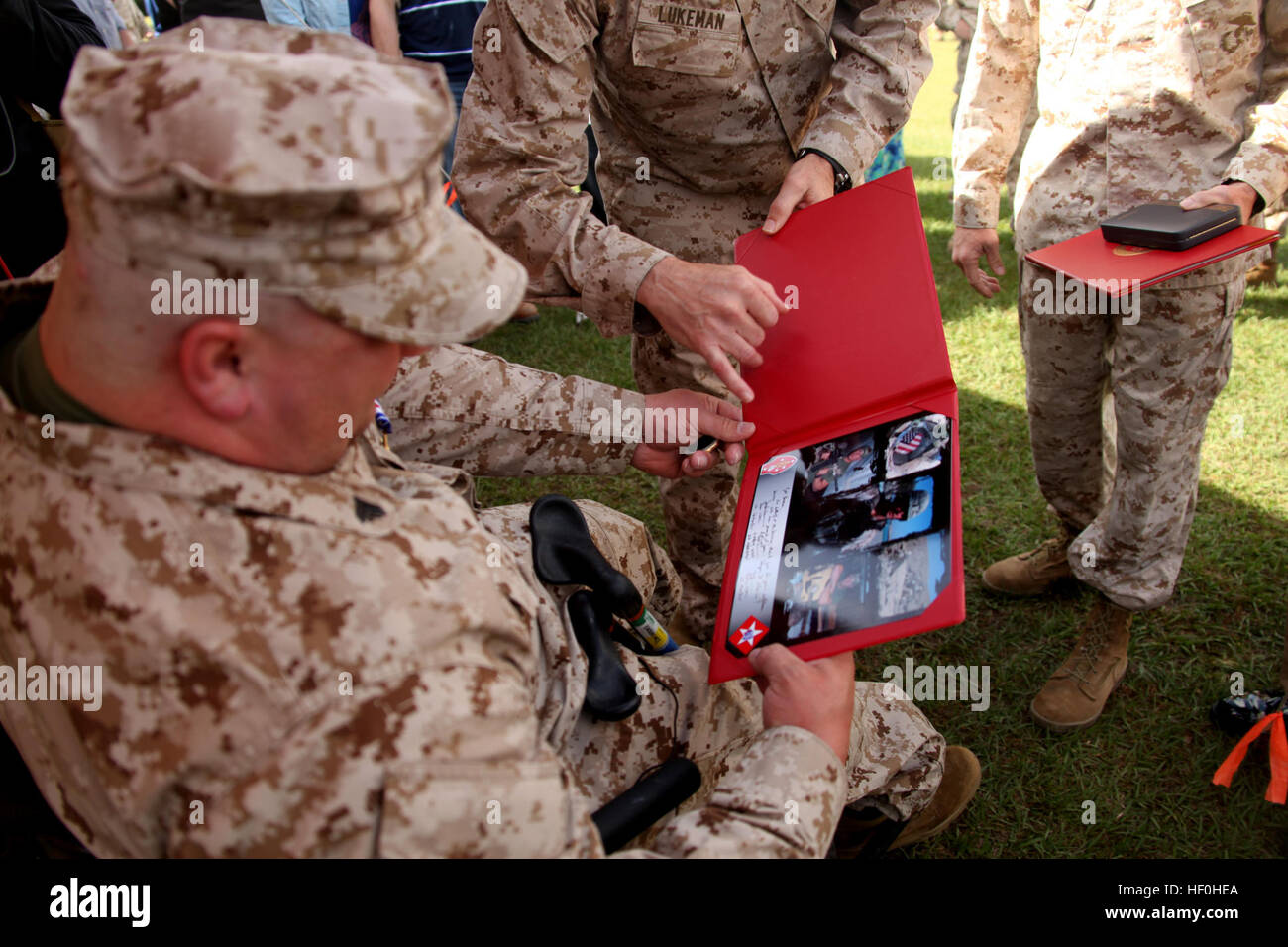 Brig. Gen. James Lukeman, commanding general of 2nd Marine Division ...