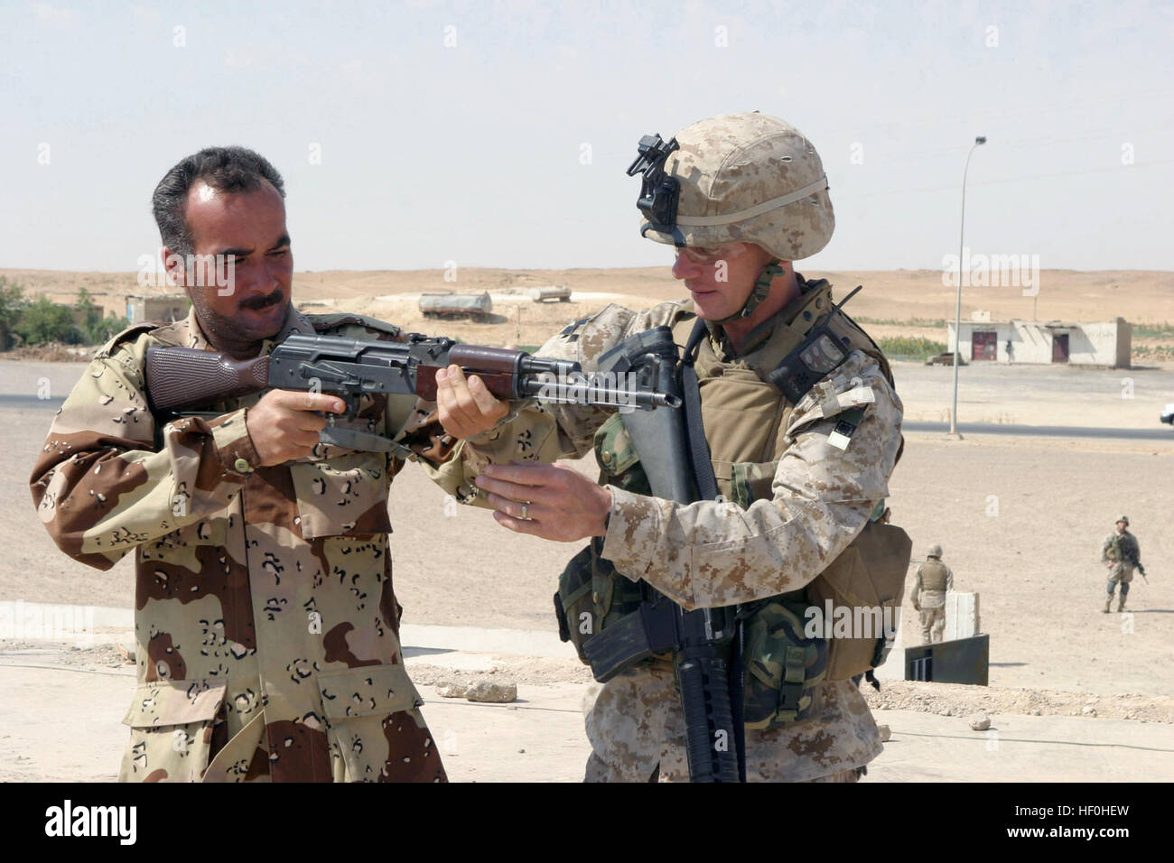 US Marine Corps (USMC) First Lieutenant (1LT) Lee, India (I) Company ...