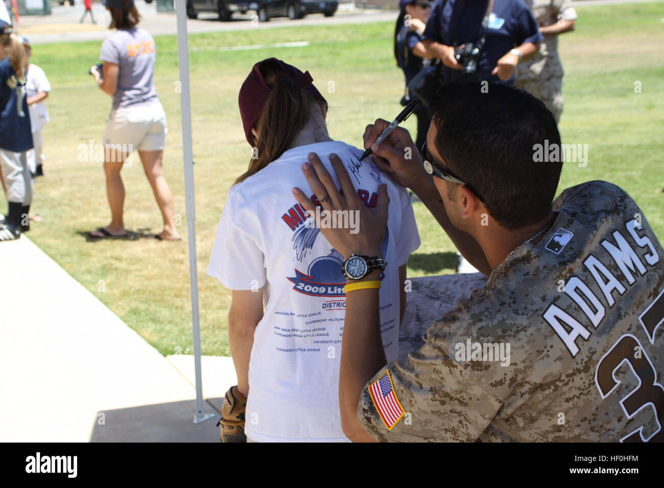 Mike Adams, relief pitcher for the San Diego Padres baseball team ...