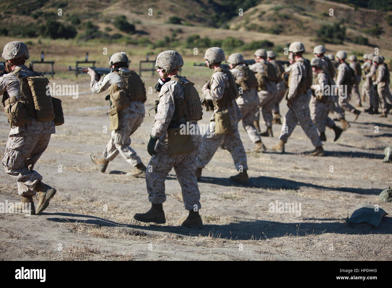 Marines, with 1st Battalion, 25th Marines Regiment, Alpha Company ...