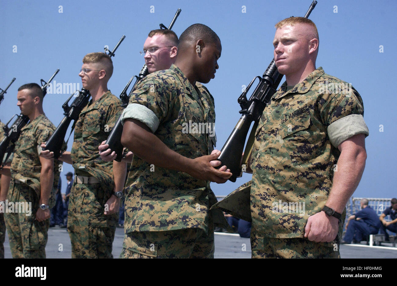 040630-M-0374B-002 Pacific Ocean (June 30, 2004) - U.S. Marine Staff ...