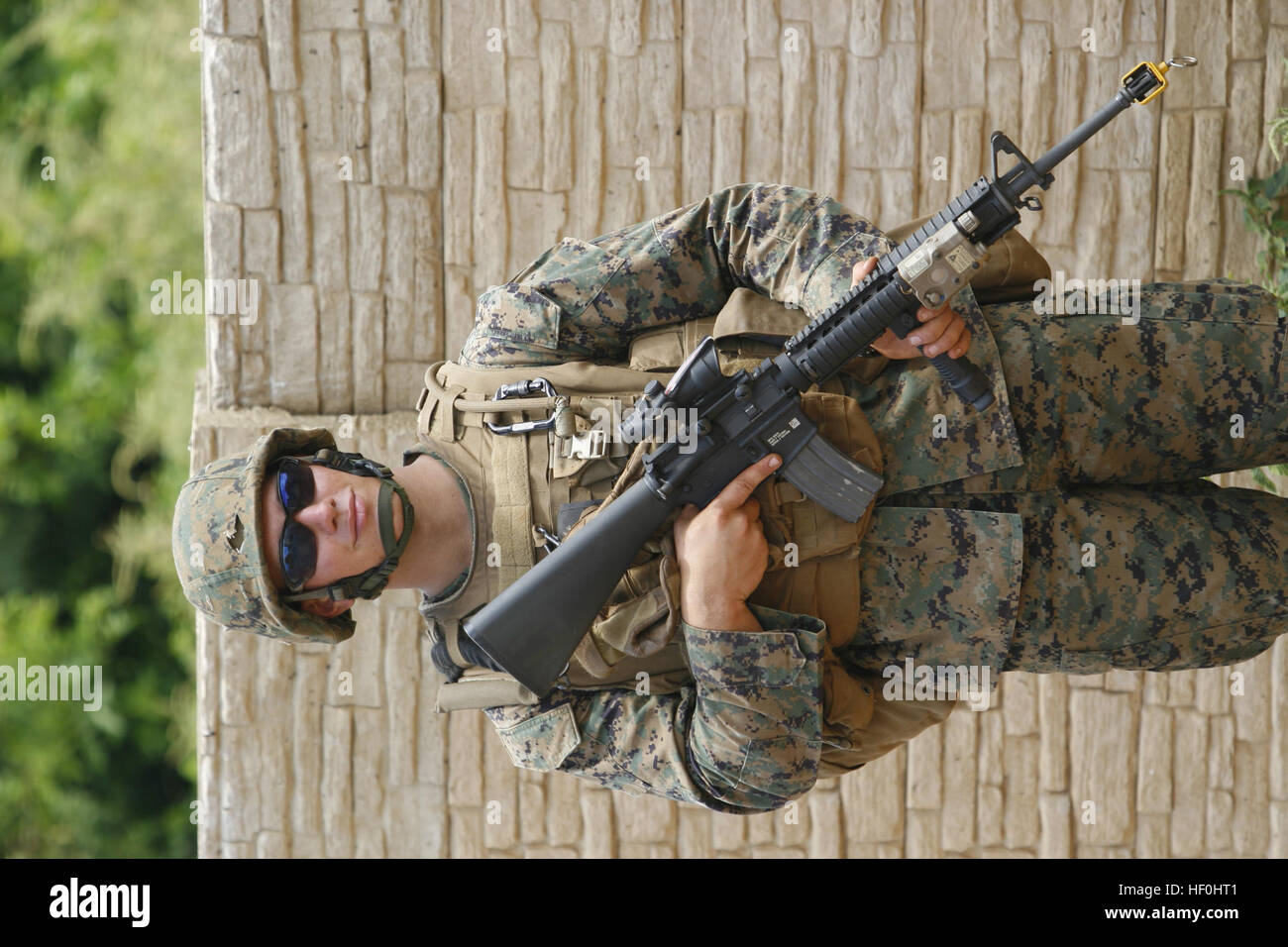 A U.S. Marine with the 3rd Marine Expeditionary Forces Special ...
