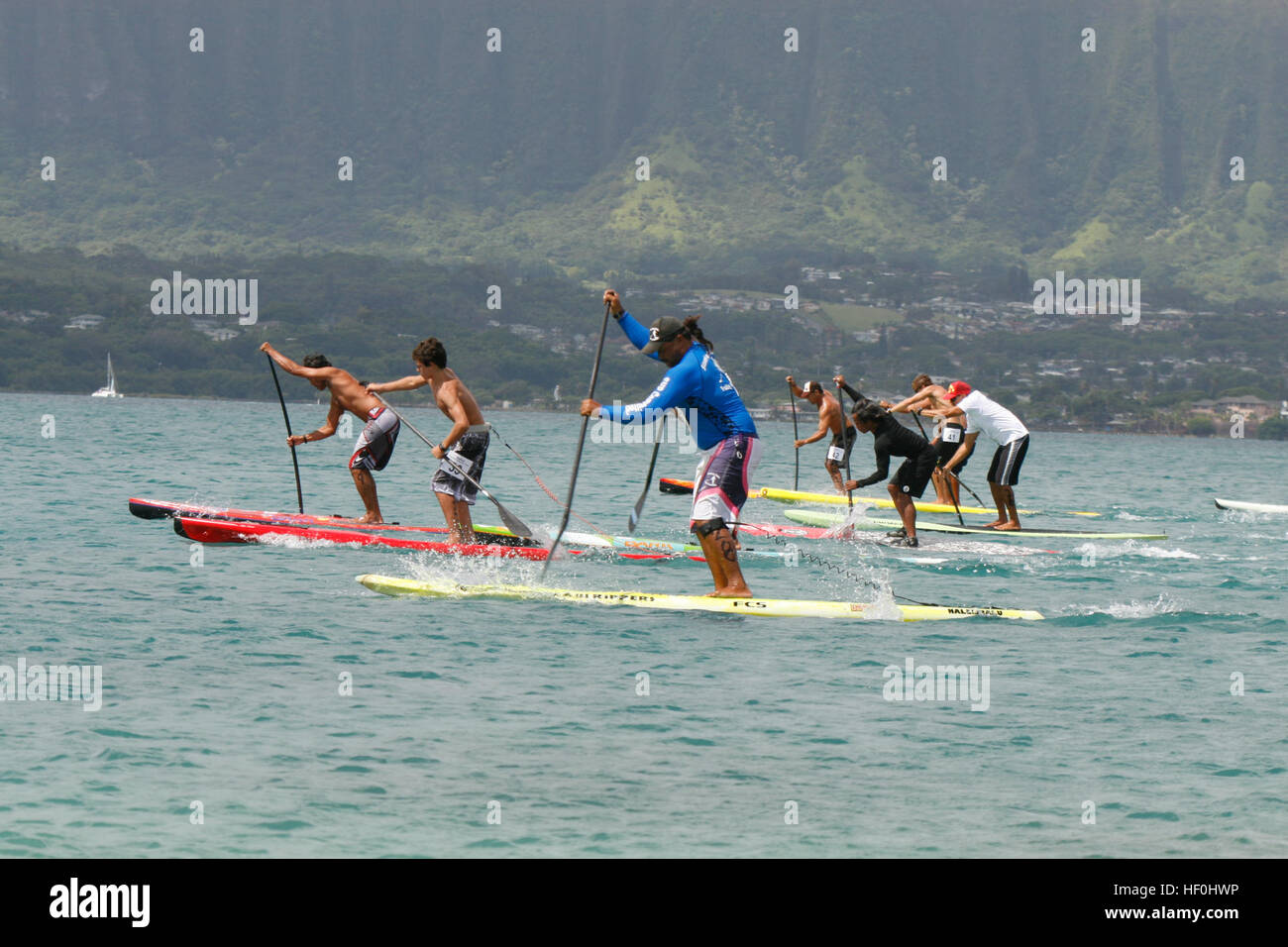 Stand up paddle boarders participate in Marine Corps Air Station ...