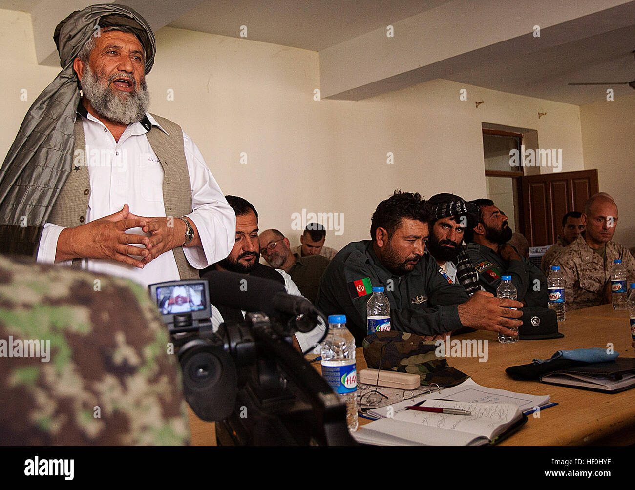 GARMSIR DISTRICT, Helmand province, Afghanistan - Haji Abdul Manaf, the ...