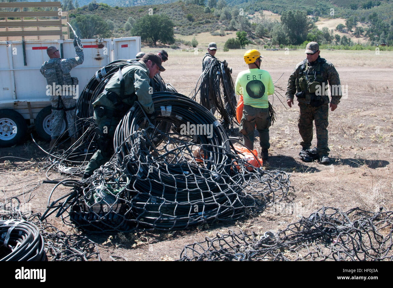 Members of the California National Guard Counterdrug Task Force and law ...