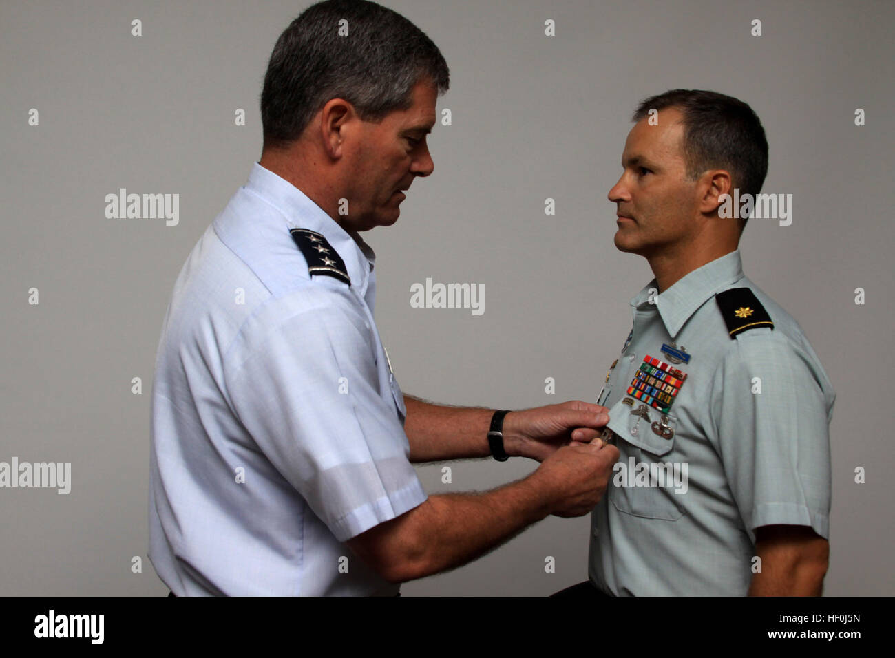 U.S. Air Force Lt. Gen. Daniel J. Darnell (left), deputy commander, U.S ...