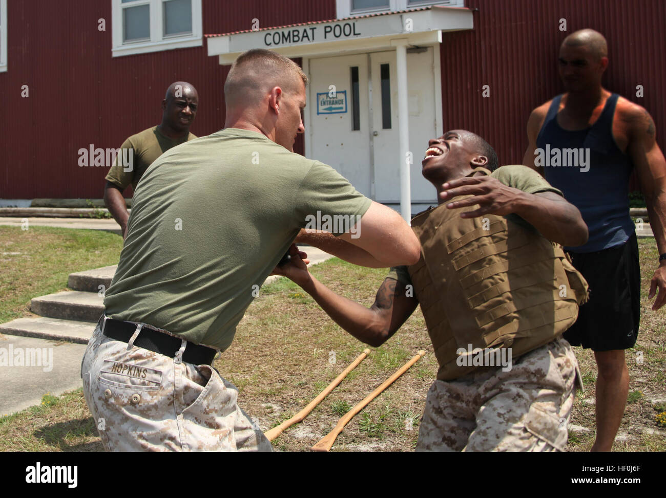 Staff Sgt. Timothy Hopkins, a Marine Corps Martial Arts Program black ...