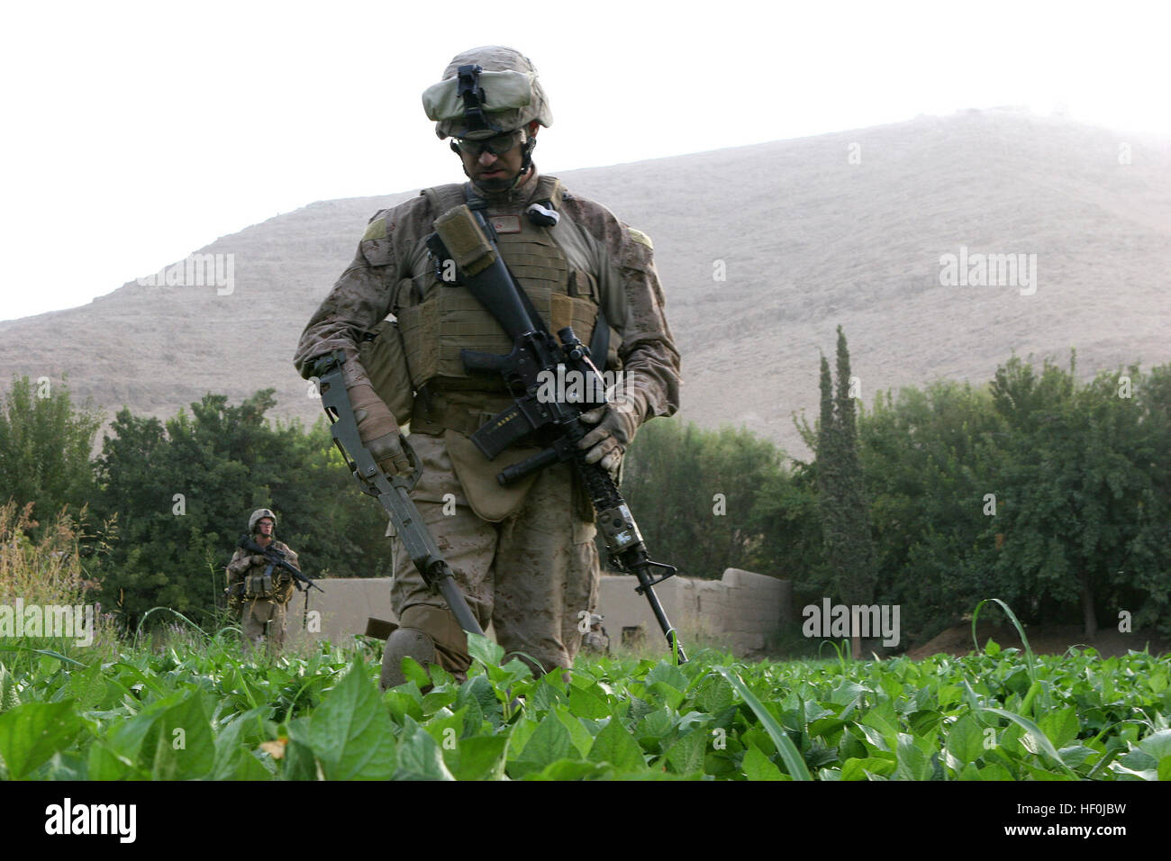 KAJAKI, Helmand province, Afghanistan - Lance Cpl. Justin Hillman, a ...