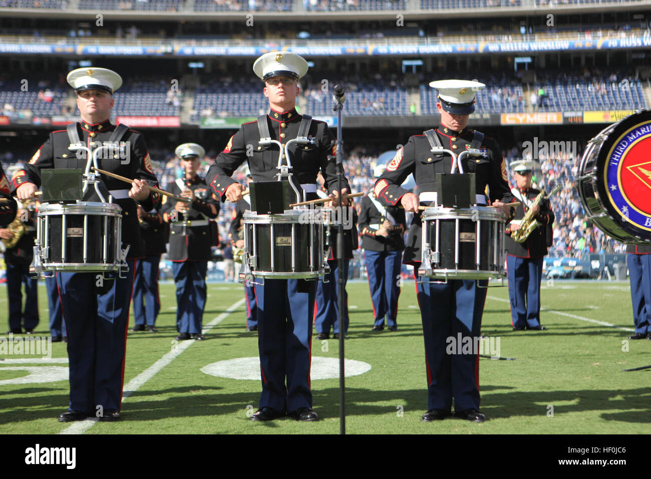 Marines with the 3rd Marine Aircraft Wing Band, Marine Corps Air ...