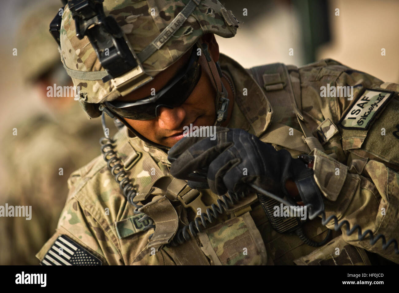 A U.S. Army soldier from Charlie Company, 1st Battalion, 24th Infantry ...