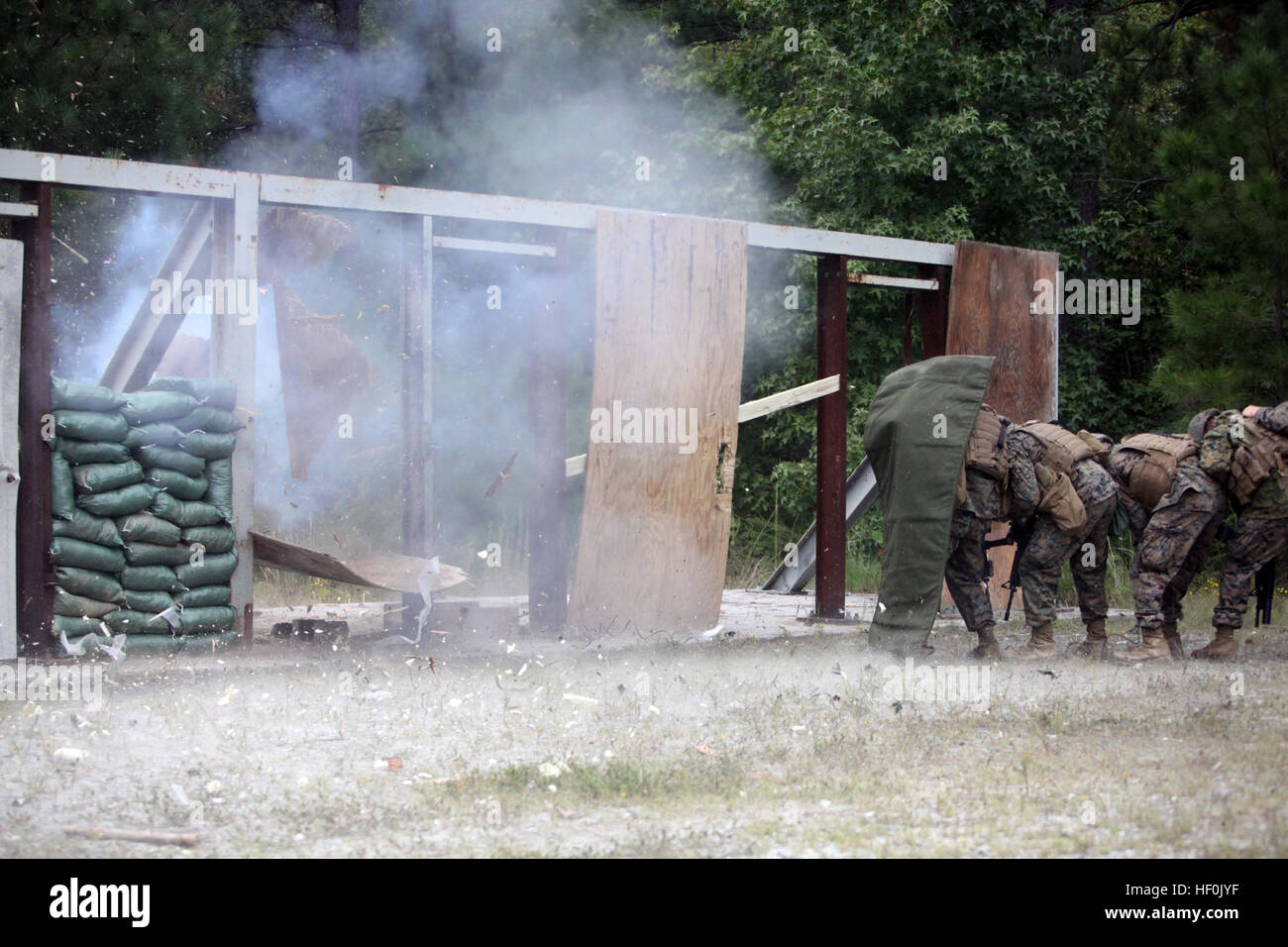 U.S. Marines with 3rd Platoon, Bravo Company, 2D Combat Engineer ...