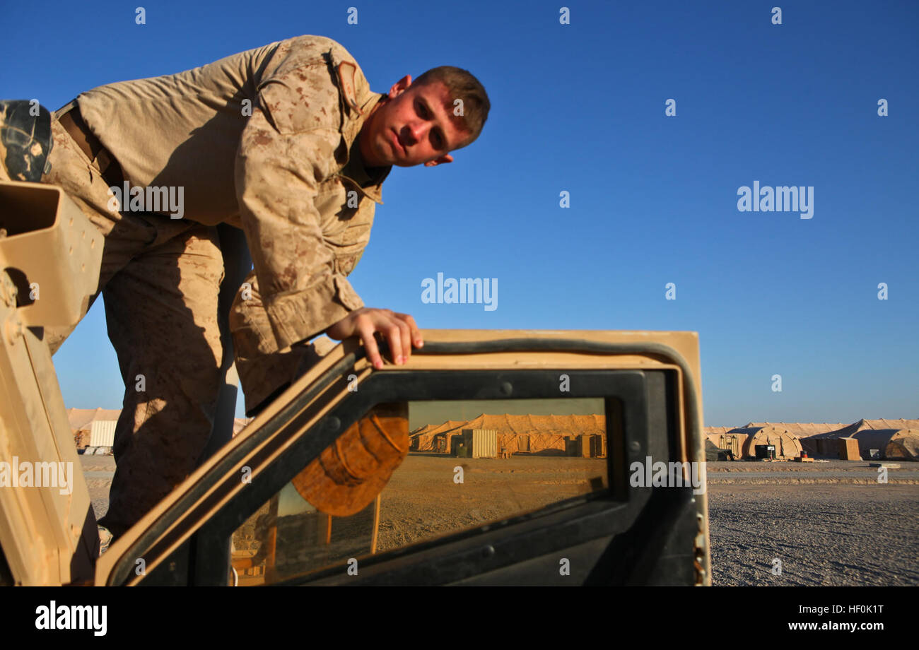 Rantoul, Ill., native Cpl. Josh McCormick, a communications Marine with ...
