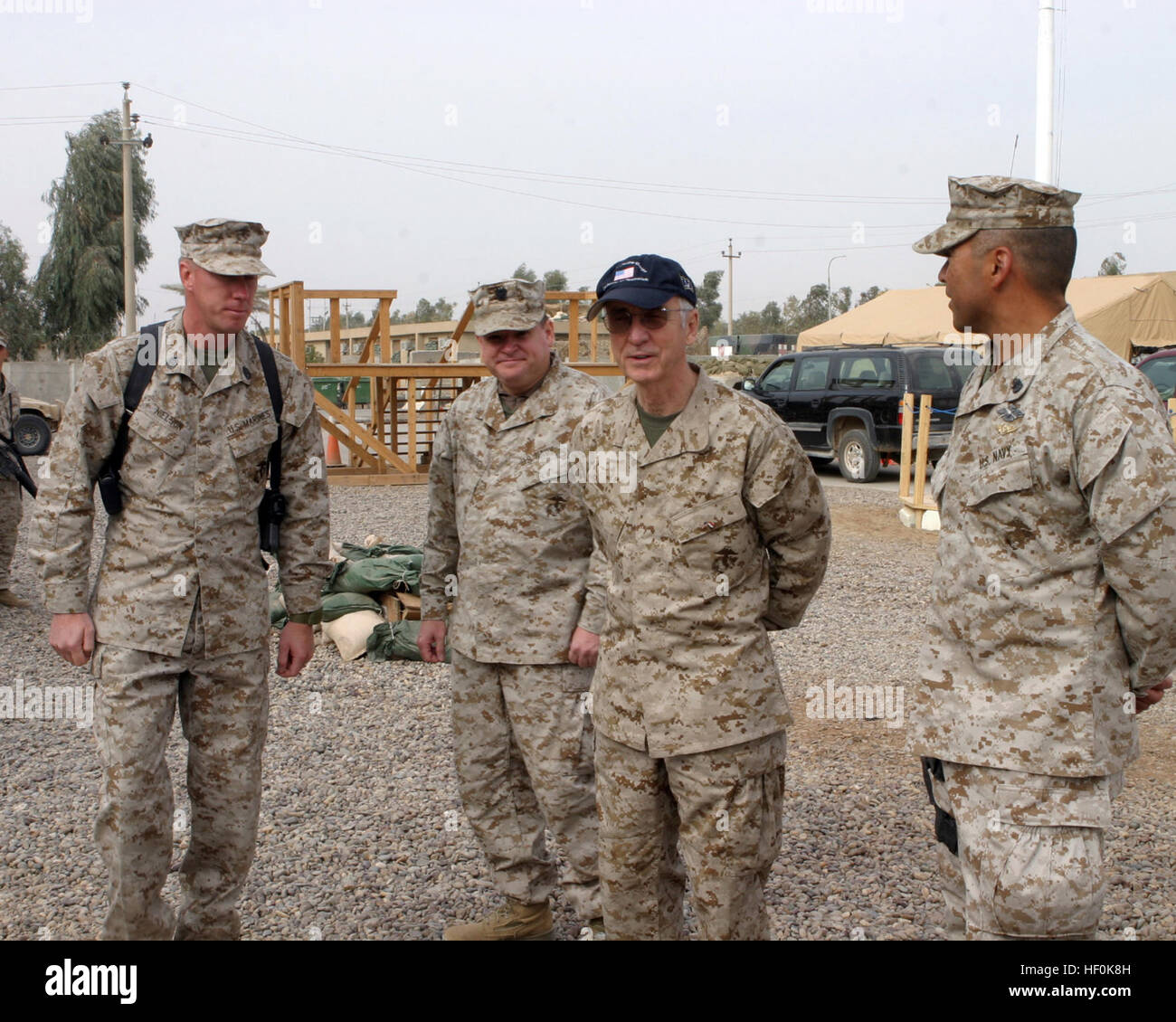 041126-M-8096K-010 Camp Fallujah, Iraq (Nov. 26, 2004) - Secretary of ...