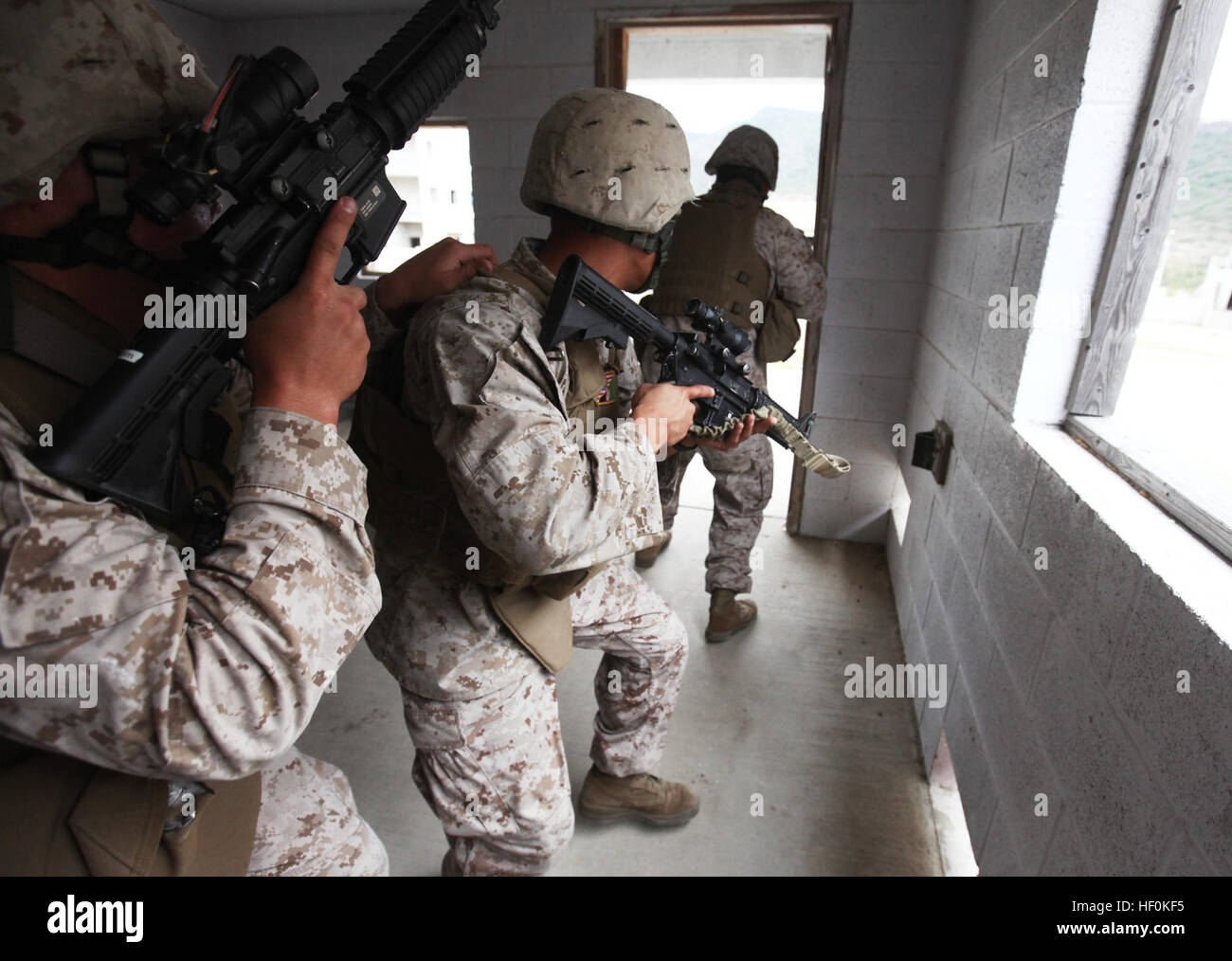 Marines from 1st Platoon, Military Police Company, Combat Logistics ...
