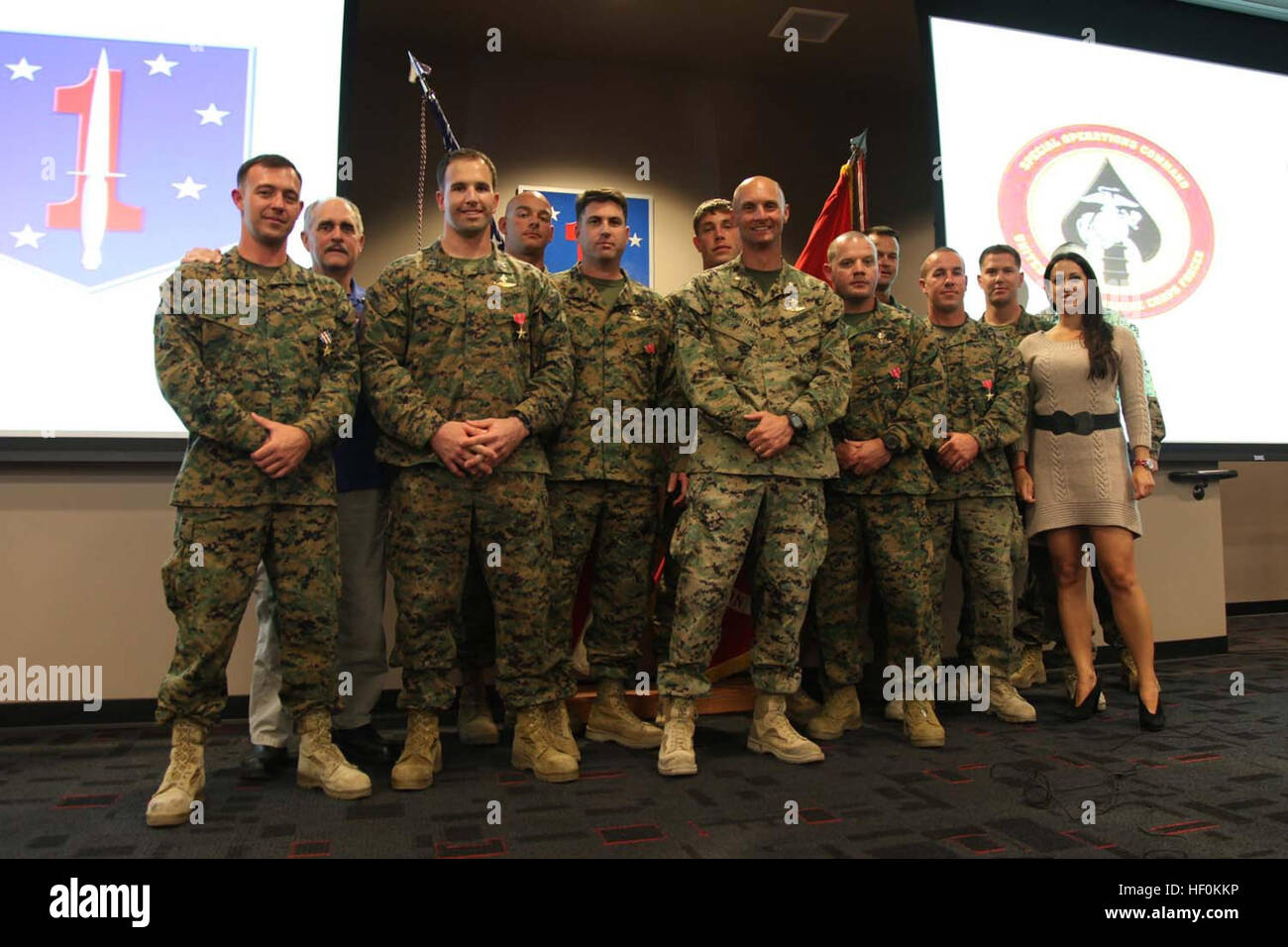 Twelve critical skills operators with 1st Marine Special Operations ...