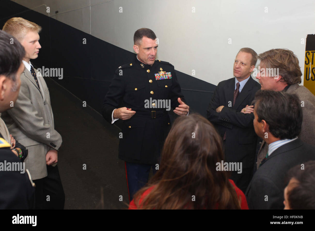 USS IWO JIMA, NAVAL STATION ROTA (Nov. 13, 2012) - Col. Frank Donovan ...