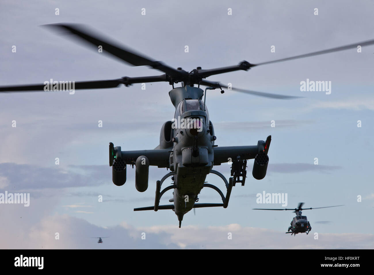 An AH-1Z Super Cobra, from Marine Medium Helicopter Squadron 268, 11th ...