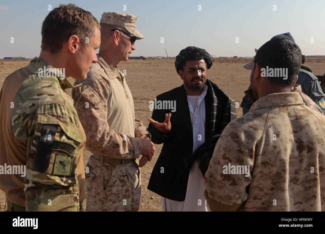 (Left to Right) Wg. Cdr. Jason Sutton, officer commanding No. 3 Force ...