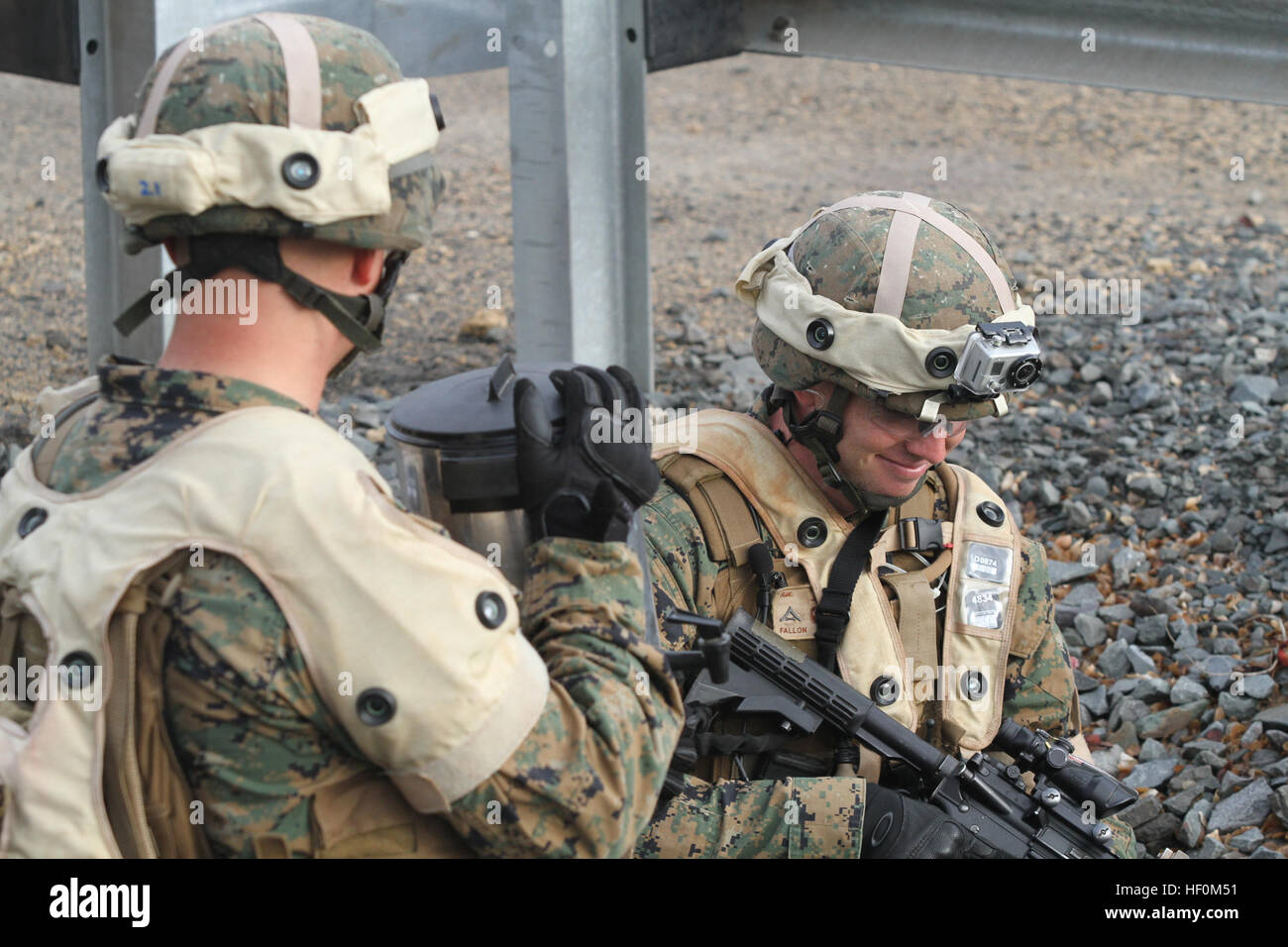Marines from Weapons Company, 2nd Battalion, 3rd Marine Regiment ...