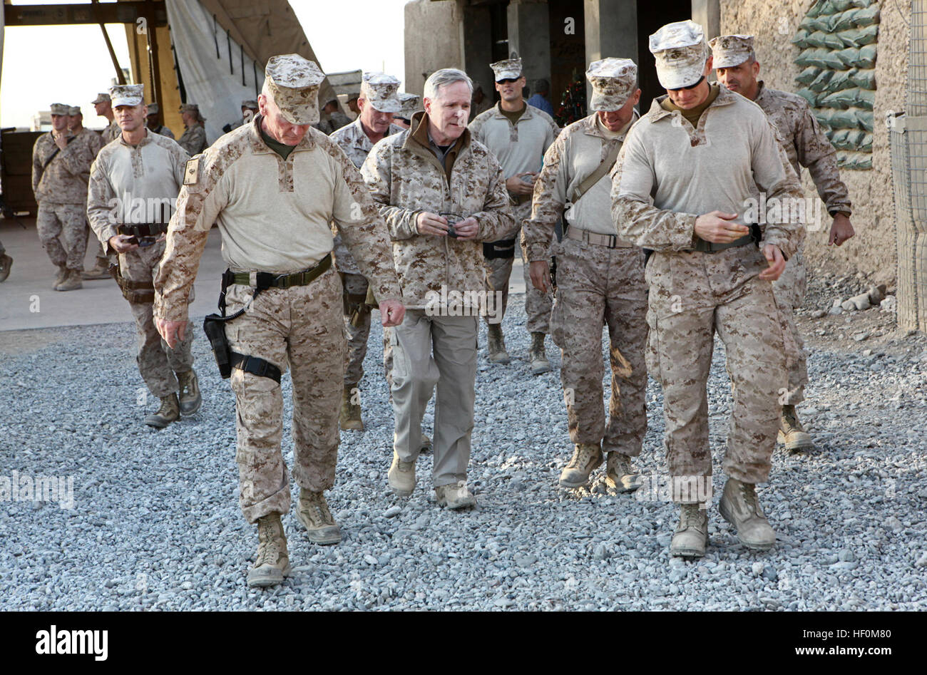 Secretary of the Navy Ray Mabus toured Forward Operating Base Nolay ...
