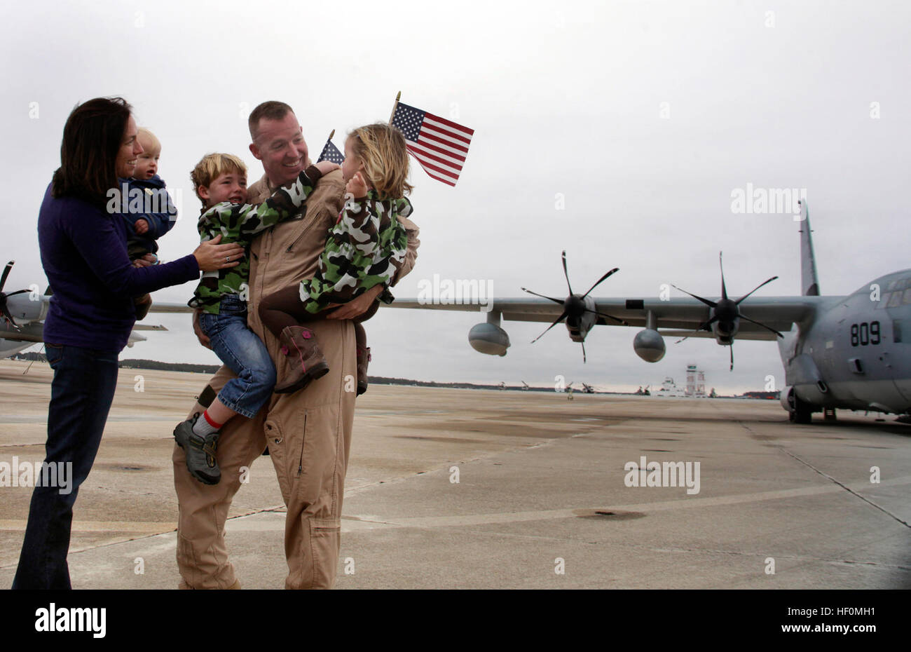 Maj. Ed Fergus, officer in charge of Marine Aerial Refueler Squadron ...