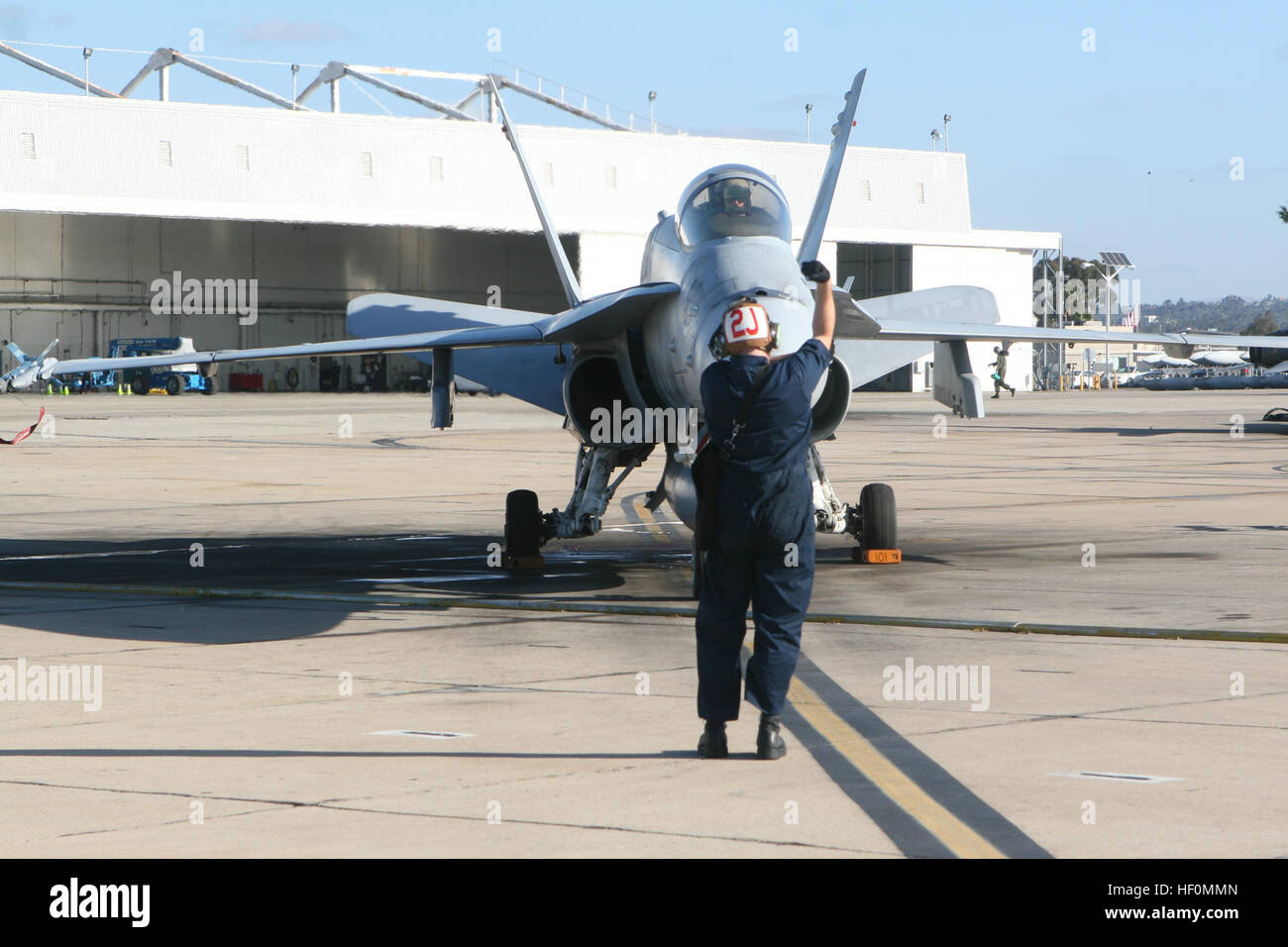 Petty Officer 3rd Class Broderick Sizemore, a plane captain with Marine ...