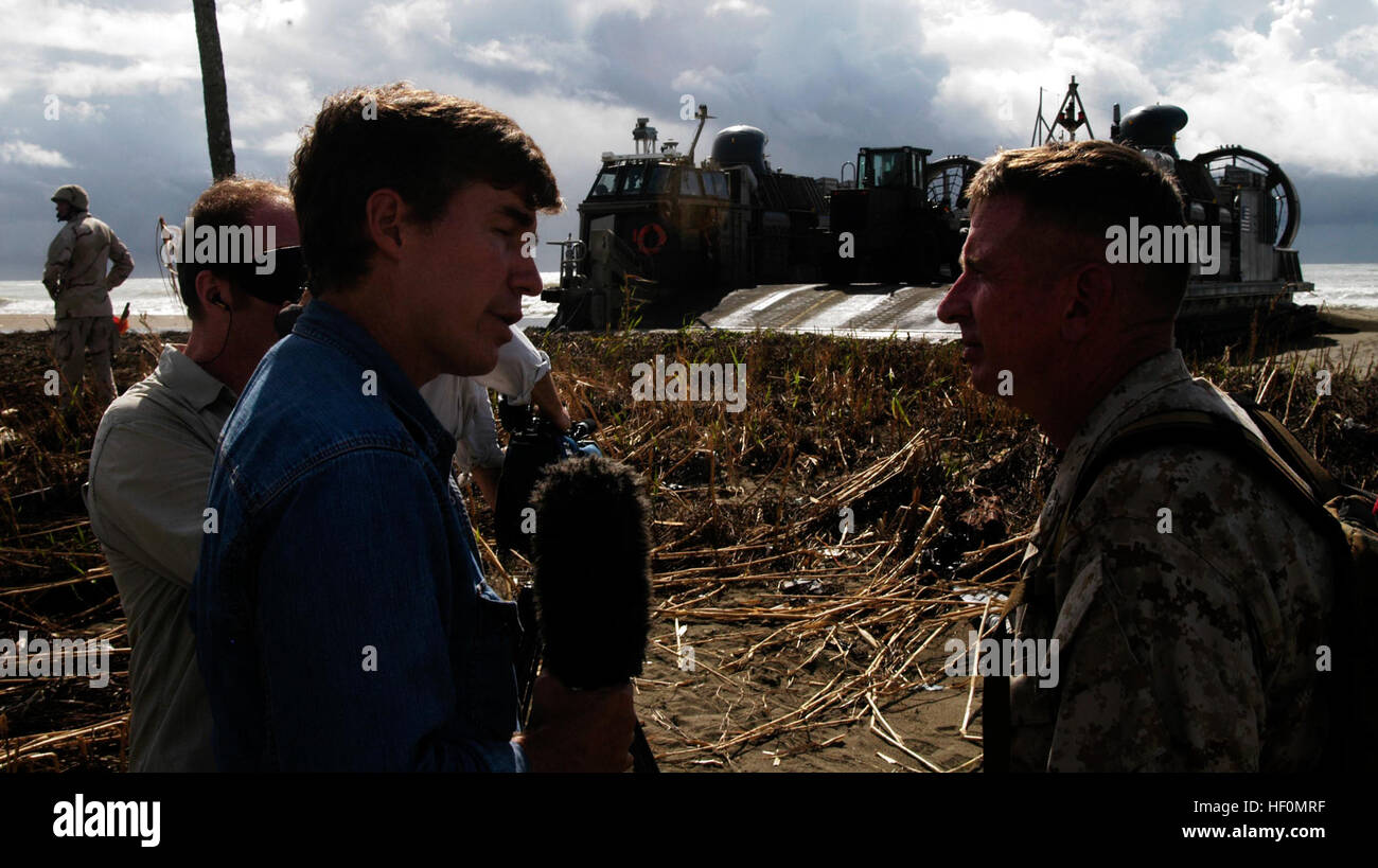 MEULABOH, Indonesia (Jan. 10, 2005) -- Greg Palkot, a correspondent ...