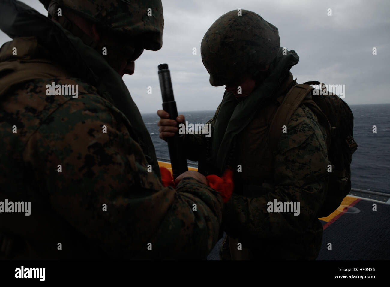 U.S. Marines with 2D Low Altitude Air Defense Battalion, 2D Marine ...