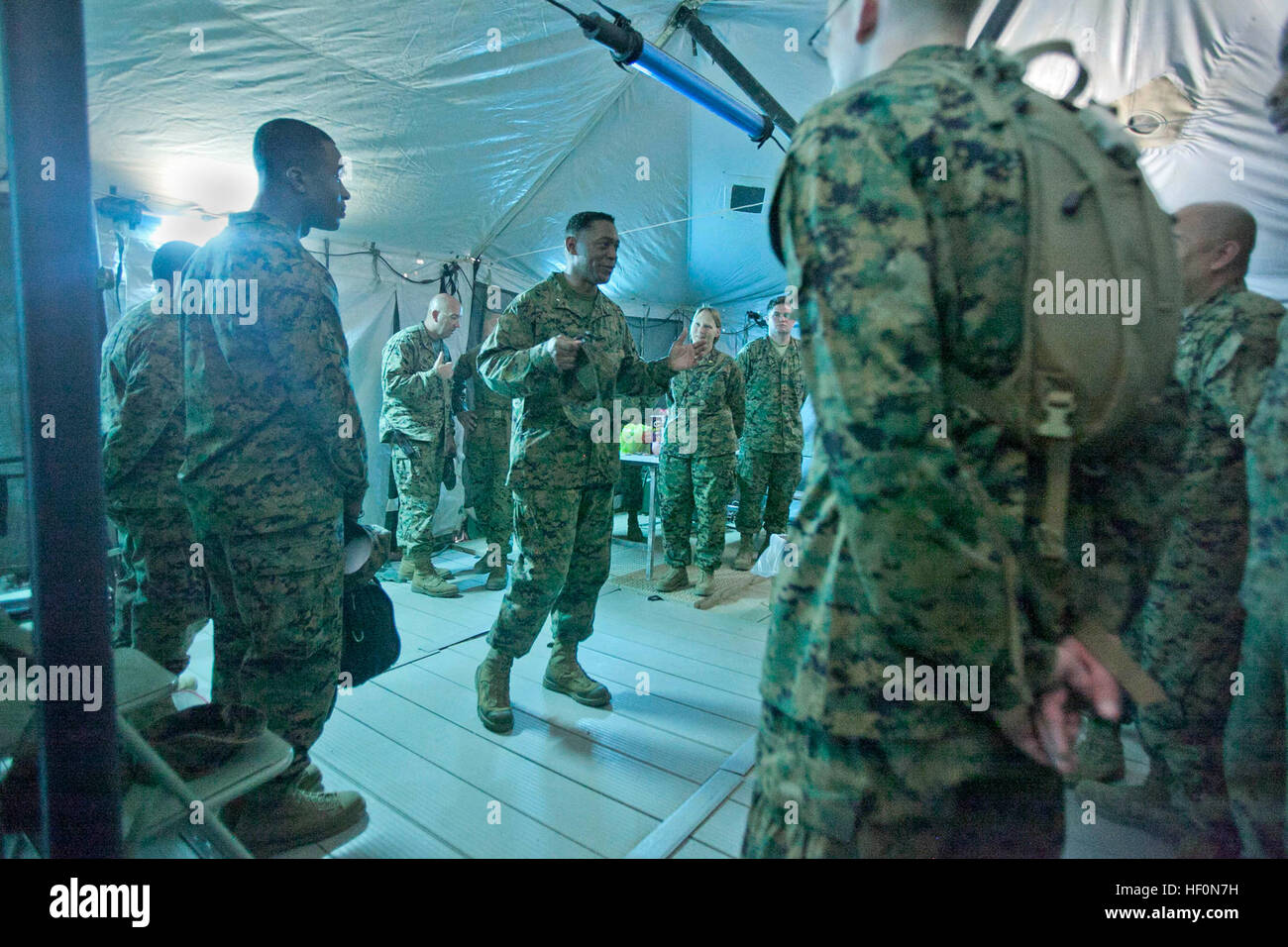 Third Marine Logistics Group, commanding general, Brig. Gen. Craig C ...