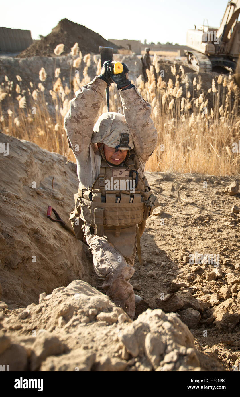 Lance Cpl. Fredis Coreas, a combat engineer with Bridge Platoon, Alpha ...