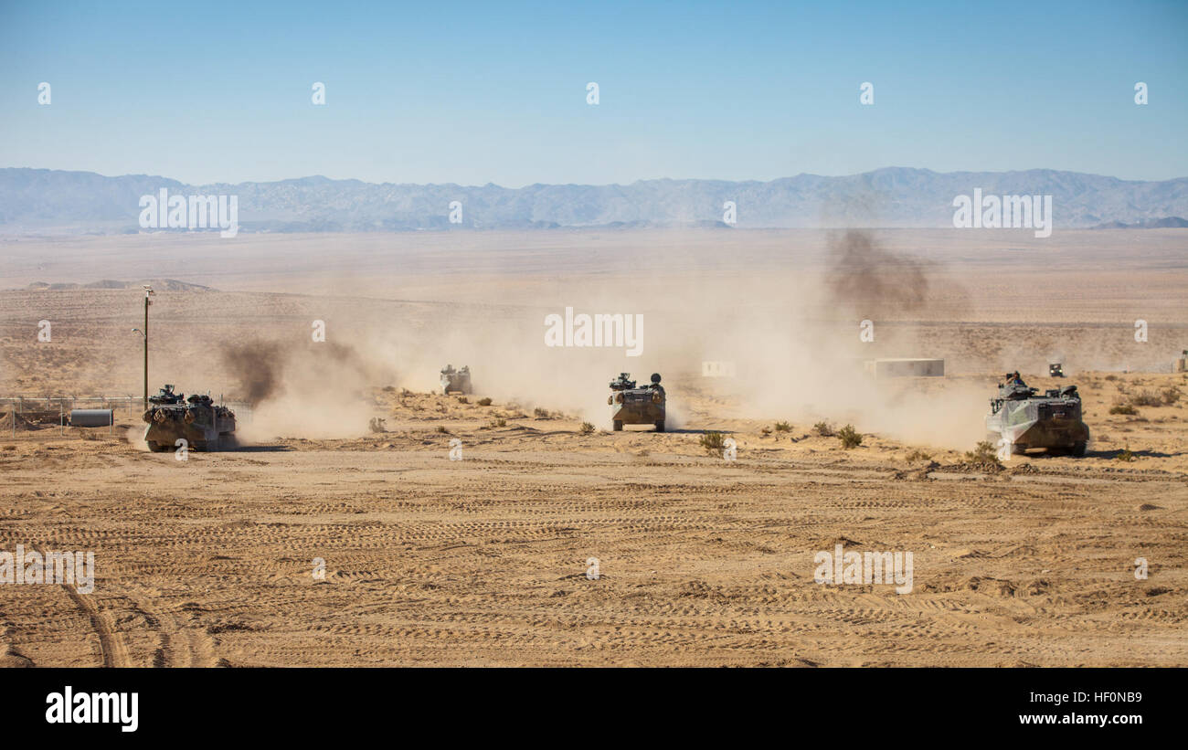 Amphibious Assault Vehicles from 3rd Battalion, 7th Marine Regiment ...