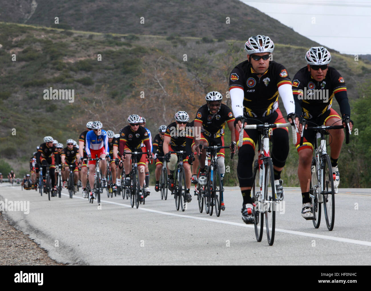 MARINE CORPS BASE CAMP PENDLETON, Calif. - A large group of Marine ...