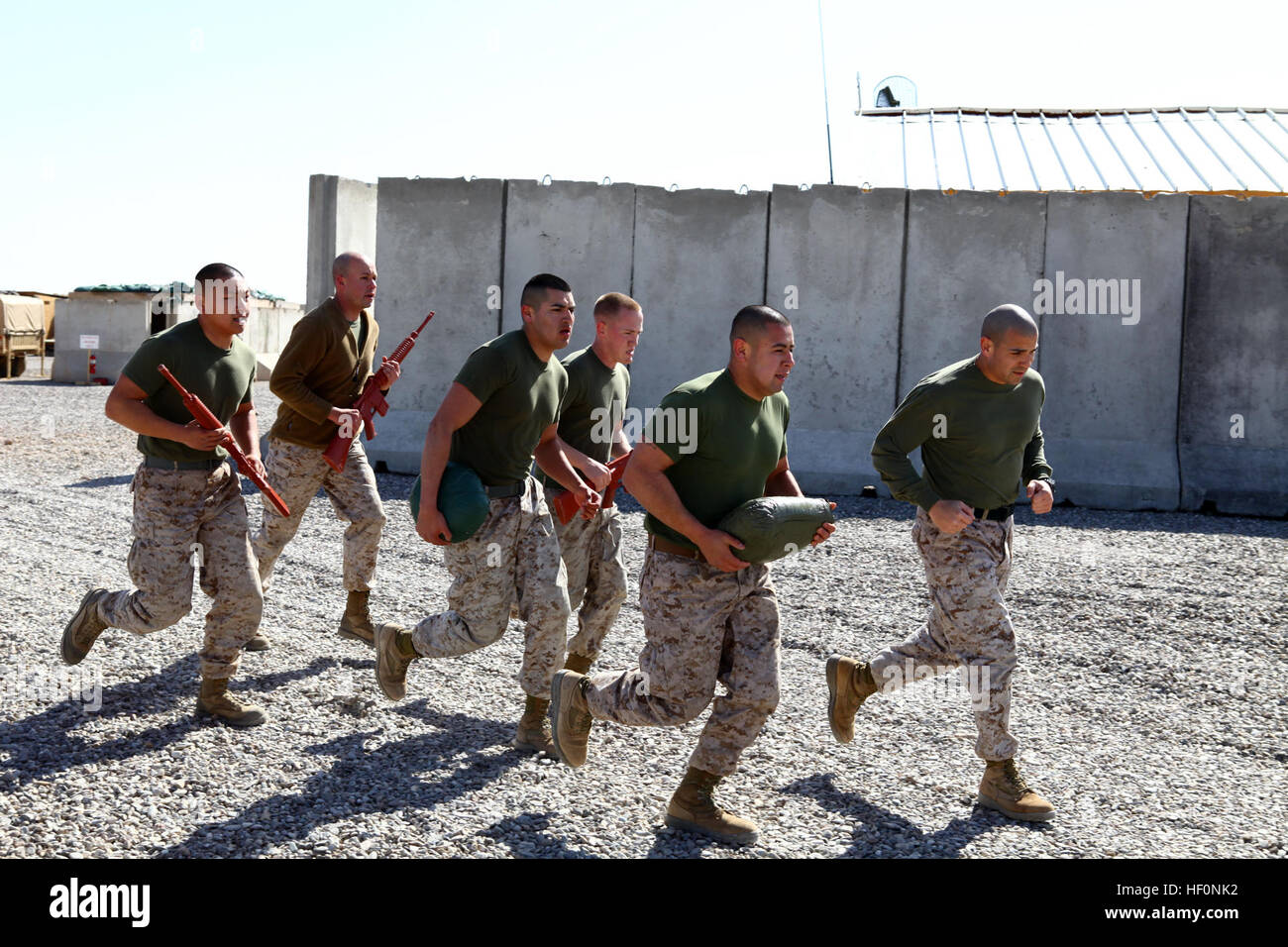 Led by Master Sgt. Jamie Ramirez, 38, S-1 chief, Regimental Combat Team ...