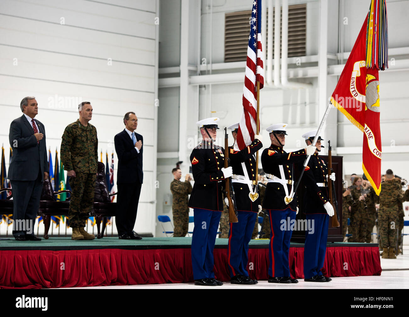 U.S. Congressman Jeff Miller, assistant commandant of the Marine Corps ...