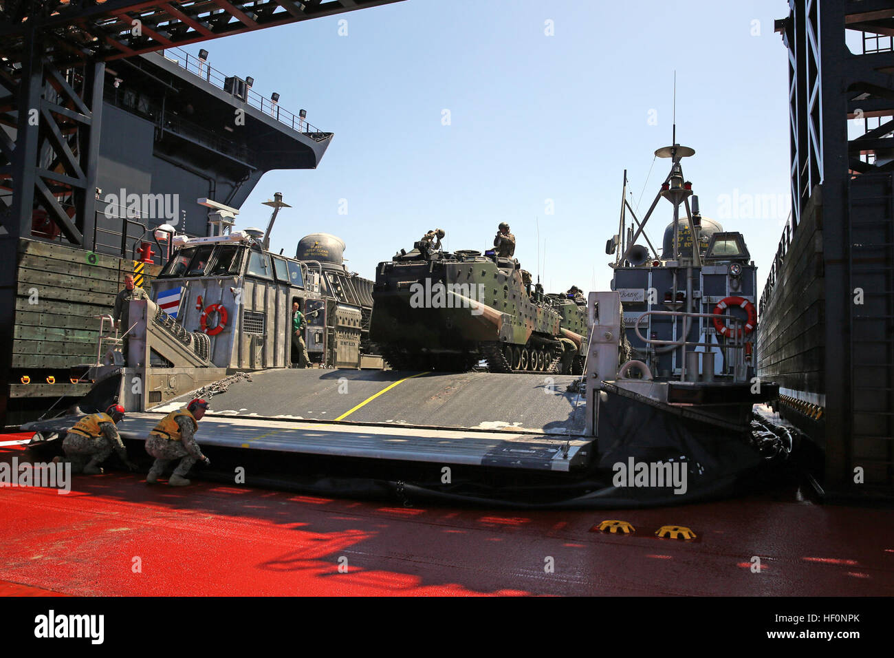 Marines with 3rd Assault Amphibian Battalion, 1st Marine Division ...