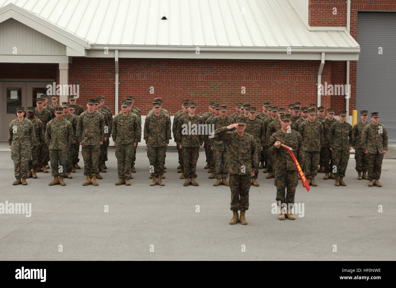 A platoon of Marines with Military Police Company, Combat Logistics ...