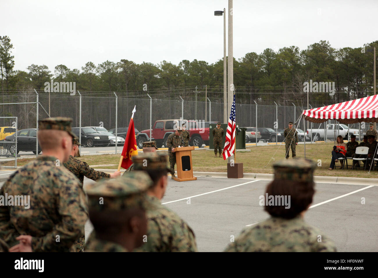 Marines with Military Police Company, Combat Logistics Regiment 27, 2nd ...