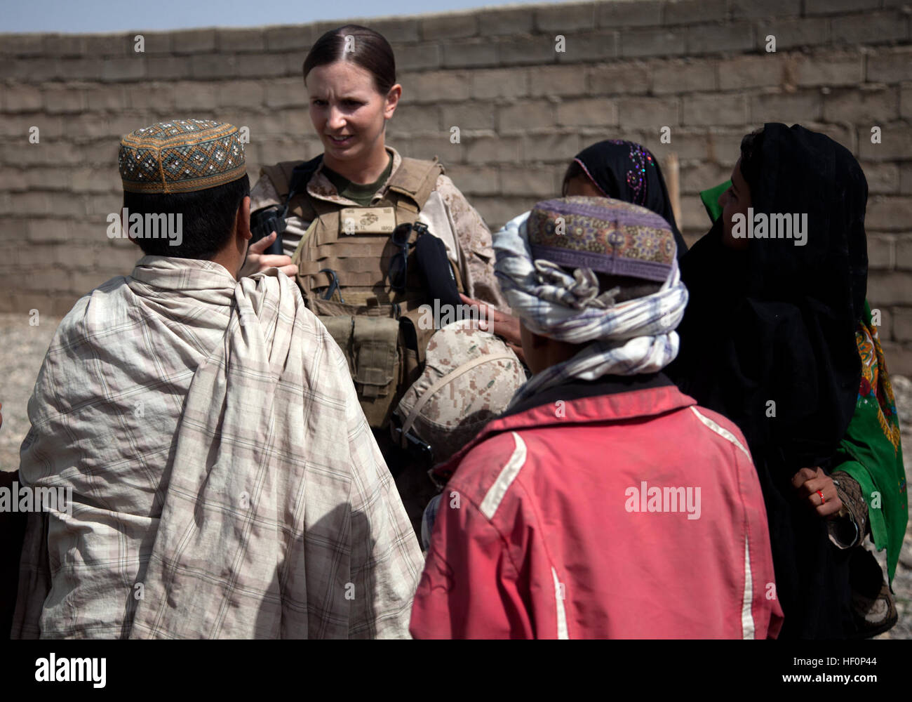 U.S. Marine Corps Sgt. Tiffany Wilson, Female Engagement Team 11-2 ...