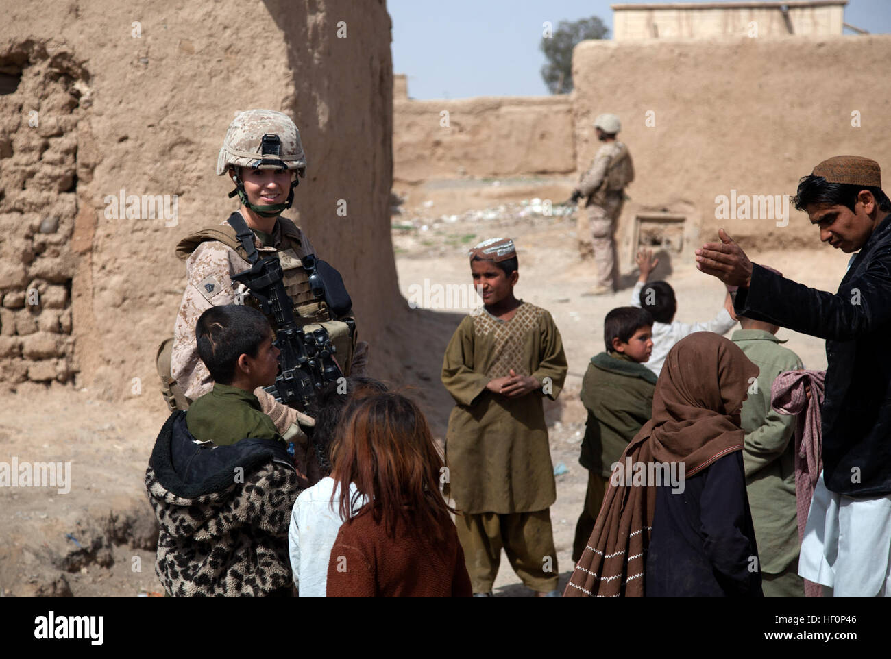 U.S. Marine Corps Sgt. Tiffany Wilson, Female Engagement Team 11-2 ...