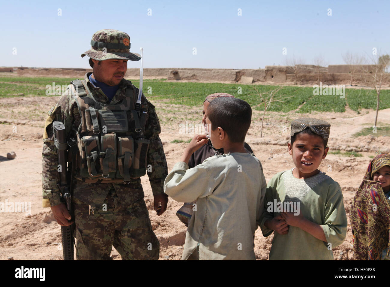 Afghan National Army Staff Sergeant Said Yasin, a platoon sergeant with ...
