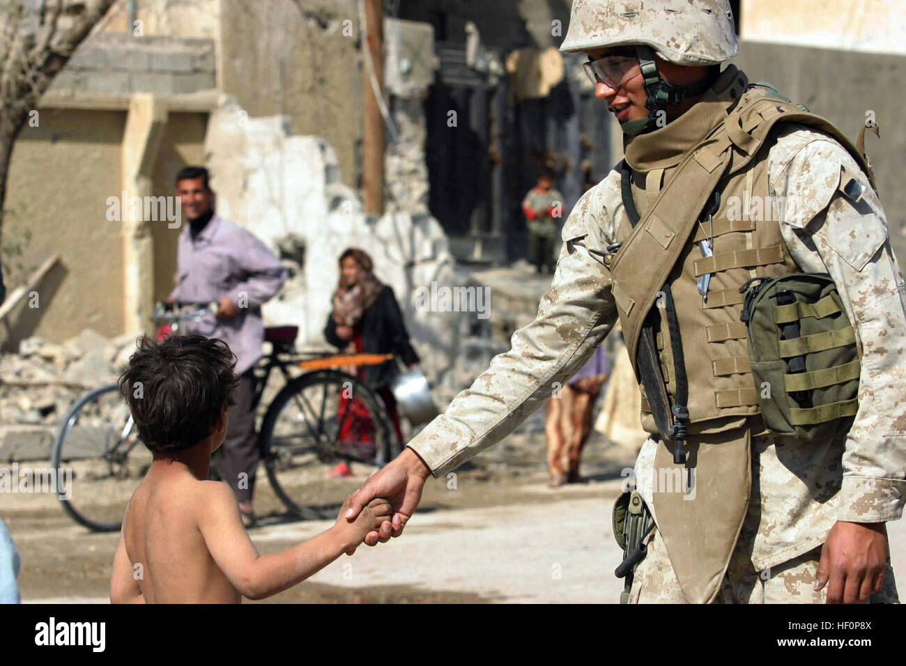 A U.S. Marine Corps Hospitalman from 1st Platoon, 3rd Battalion, 4th ...