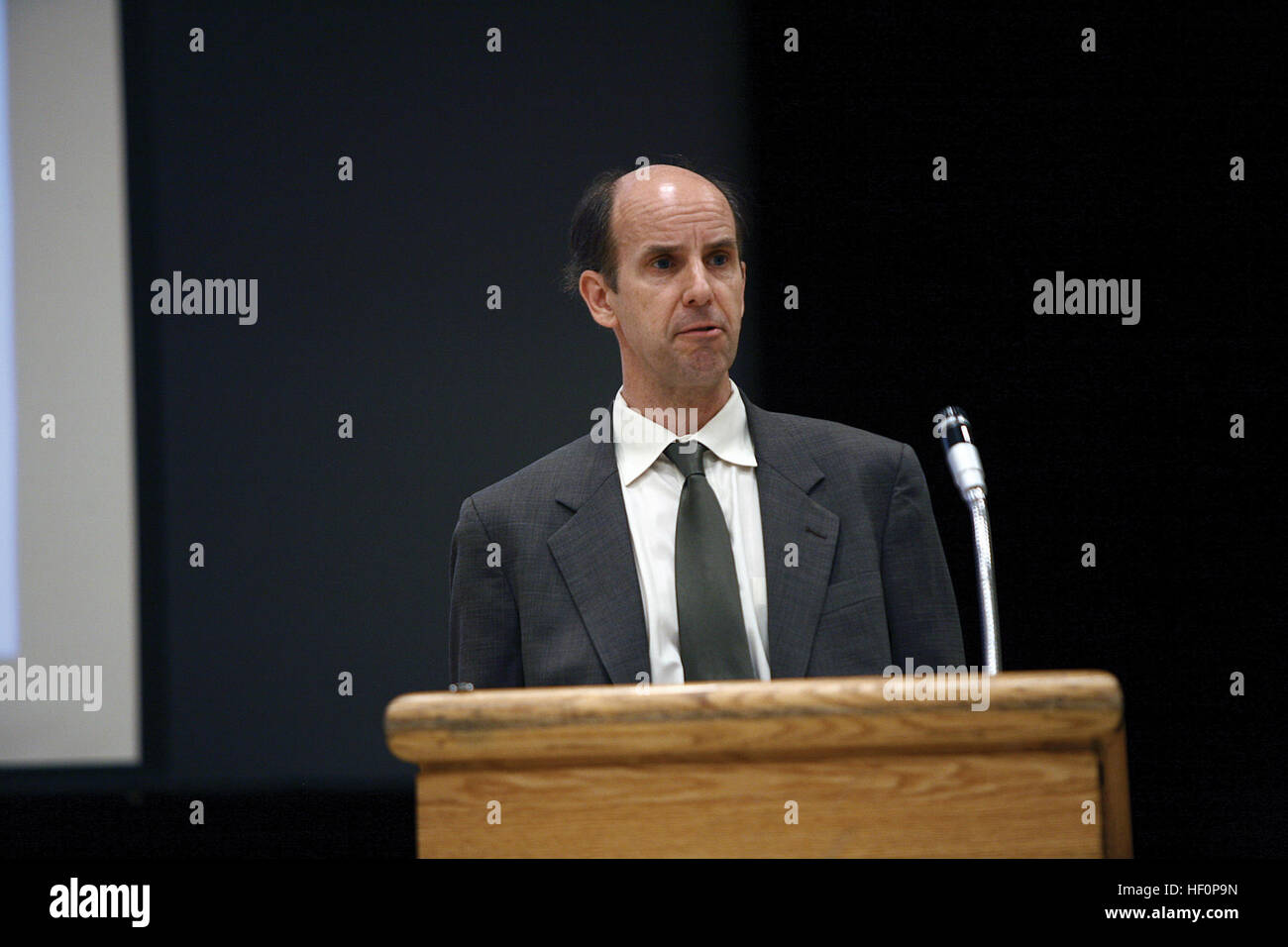 Dr. Christopher C. Harmon speaks to students of the Marine Corps ...