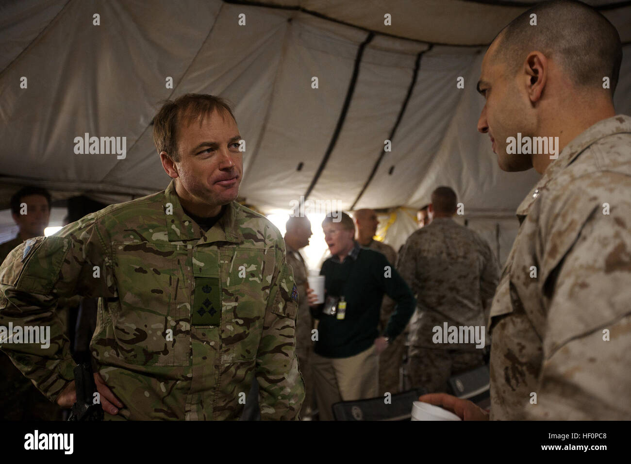 British Army Brigadier Stuart Skeates, the deputy commander of Regional ...