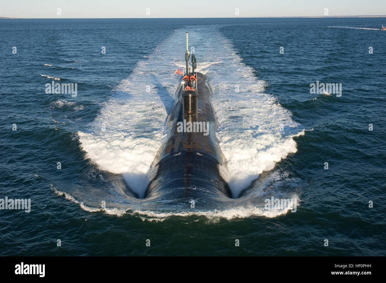 The Virginia-class attack submarine Pre-Commissioning Unit Mississippi ...