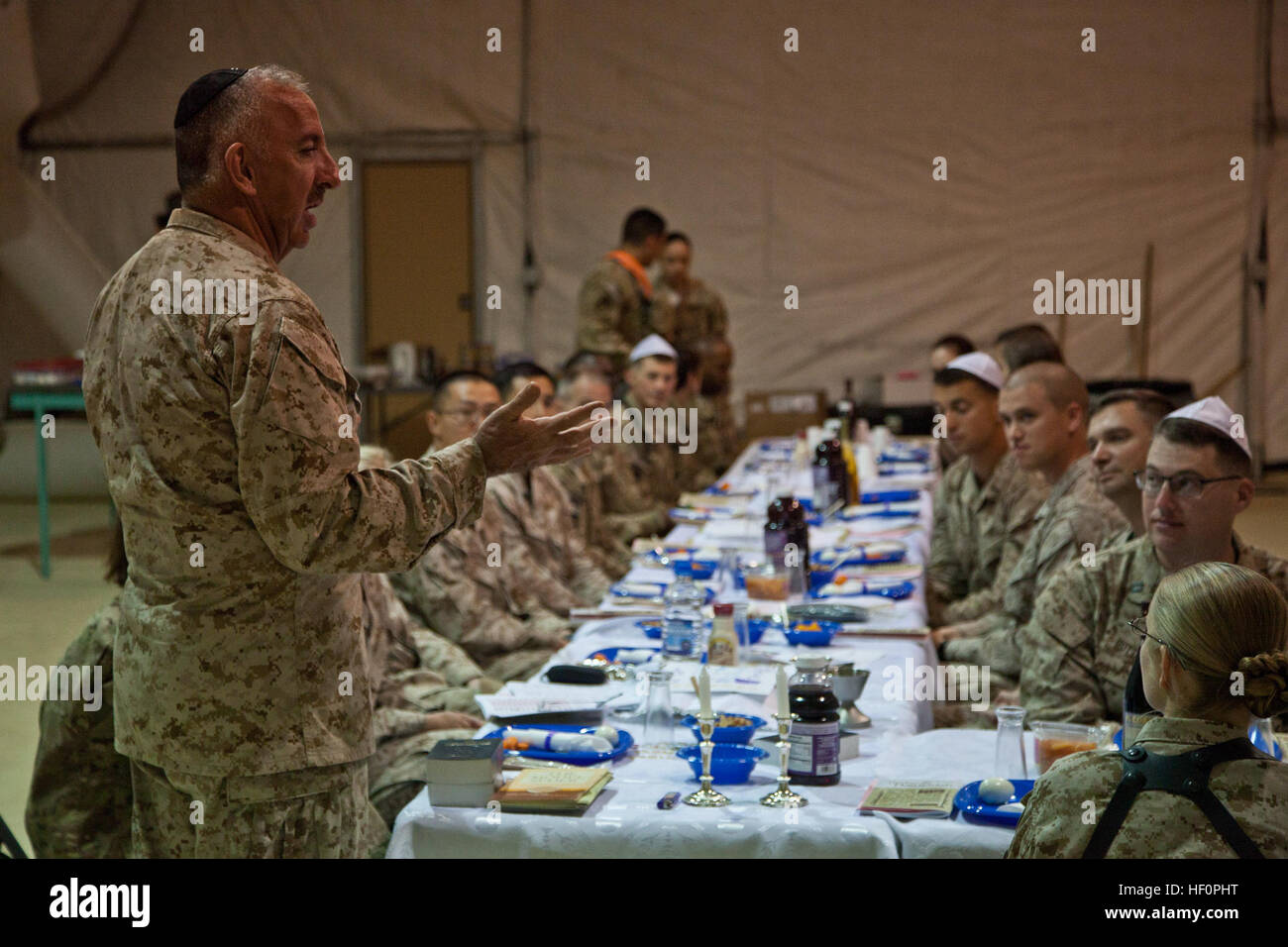 U.S. Navy Capt. Irving Elson, a Jewish Rabbi with 3rd Marine Aircraft ...