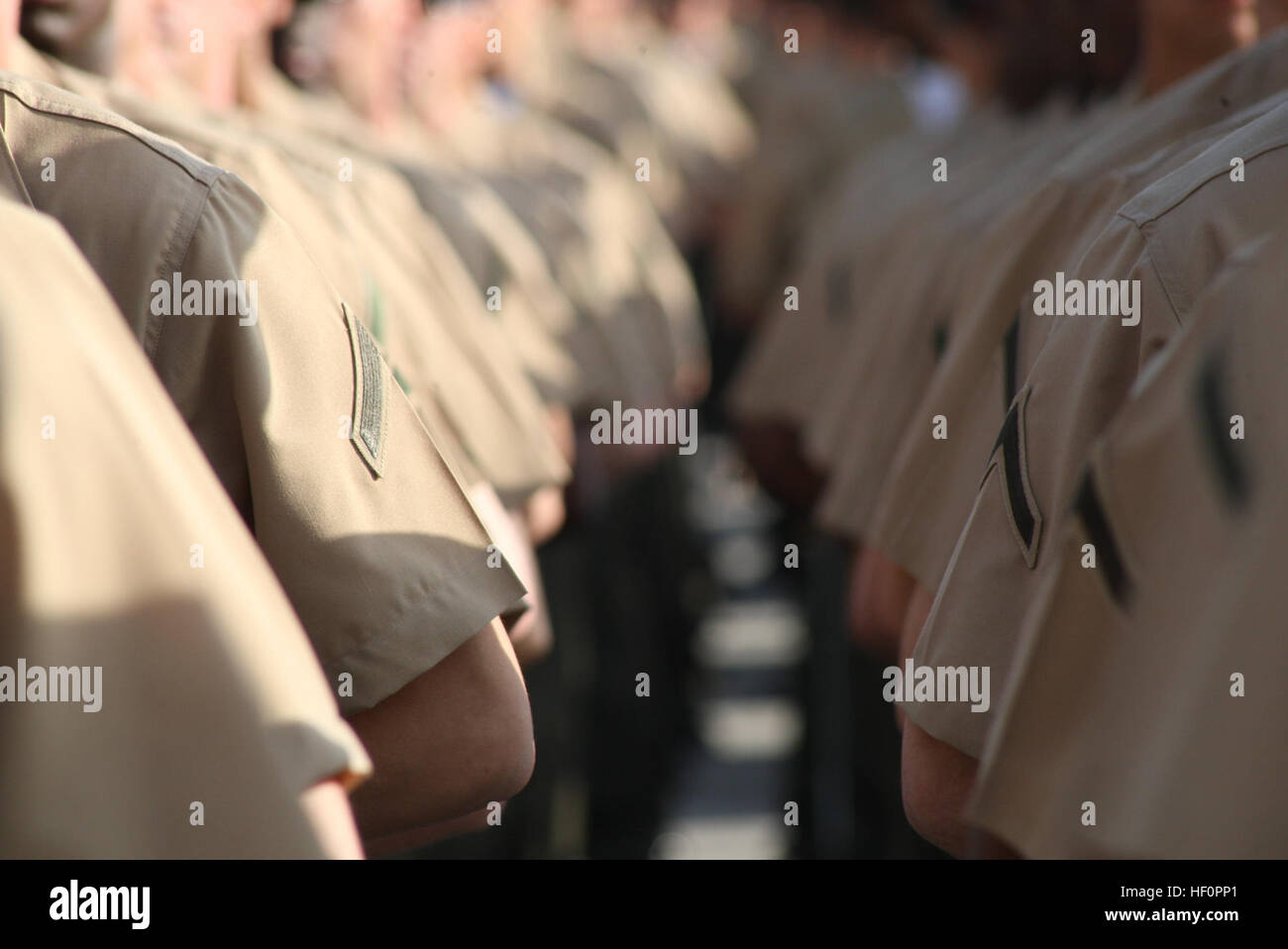U.S. Marines with India Company, 3rd Recruit Training Battalion ...