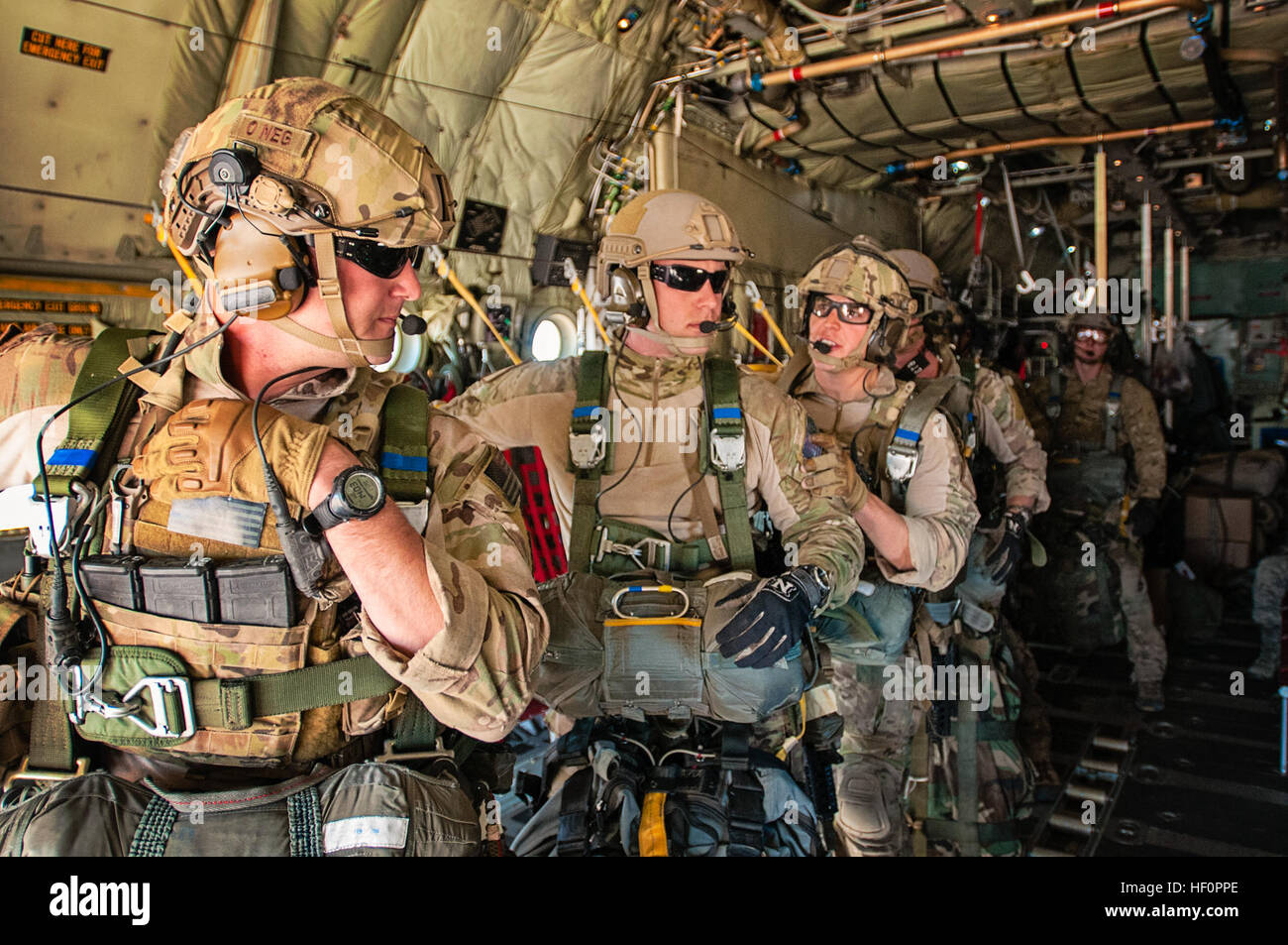 Guardian Angels with the 306th Rescue Squadron, U.S. Air Force, check ...