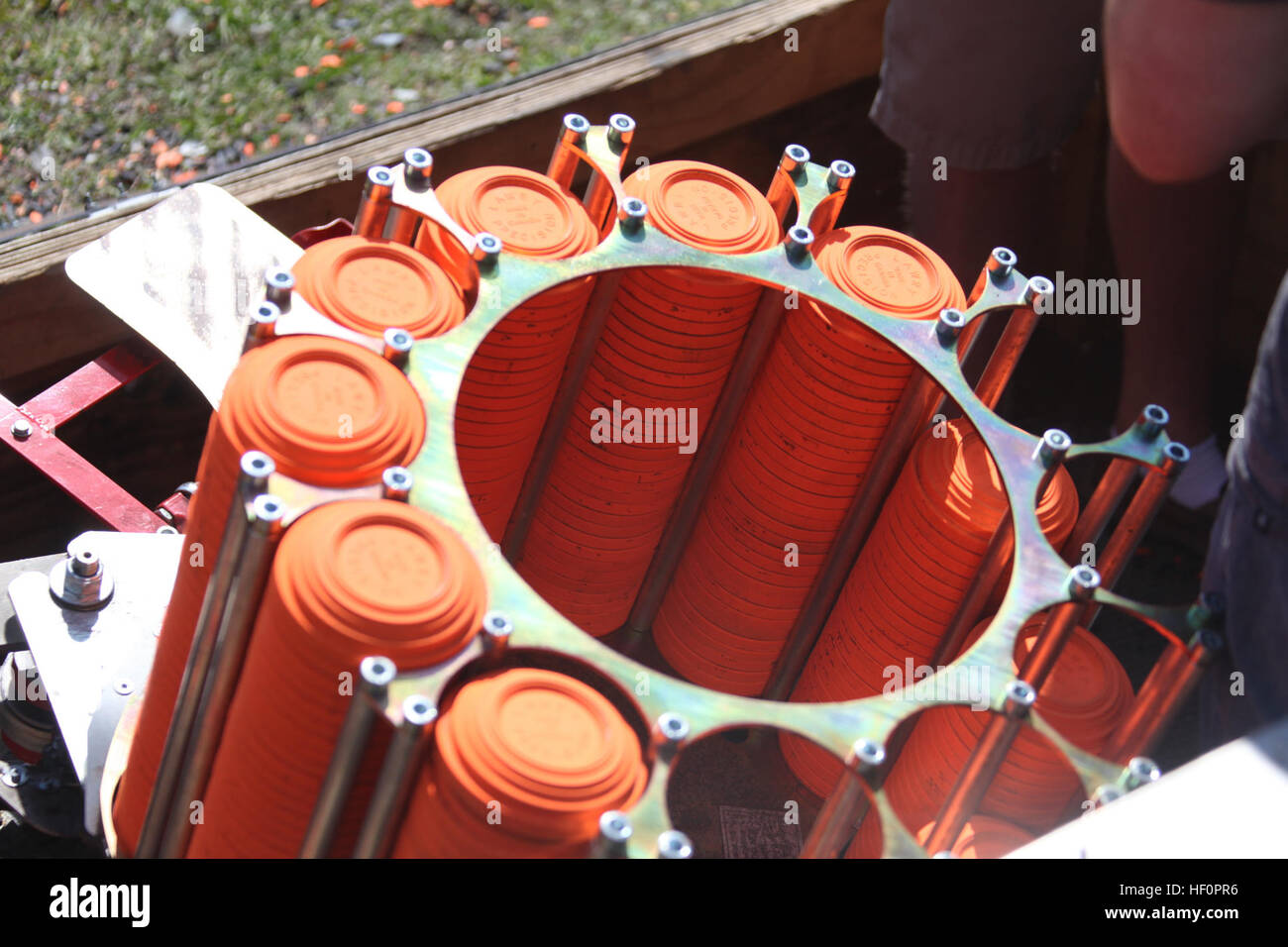 Clay pigeon launcher hi-res stock photography and images - Alamy